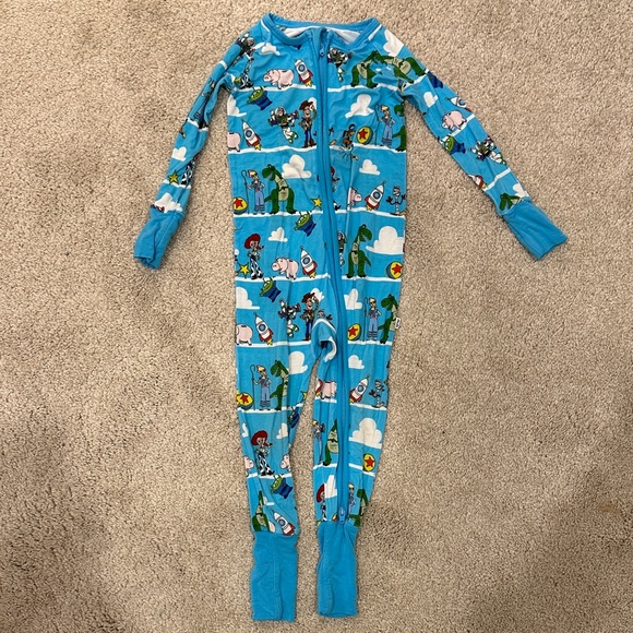 Little Sleepies | One Pieces | Little Sleepies Blue Toy Story Kids ...
